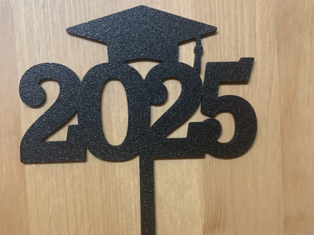 2025 Graduation cake topper - Free 3D Print Model - MakerWorld