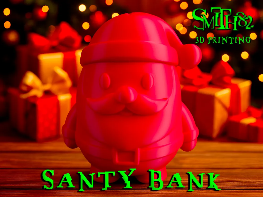 Santy bank - Free 3D Print Model - MakerWorld