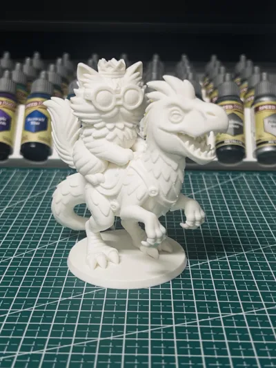 Princess Donut Riding Mongo - Dungeon Crawler Carl by Loligo MakerWorld ...