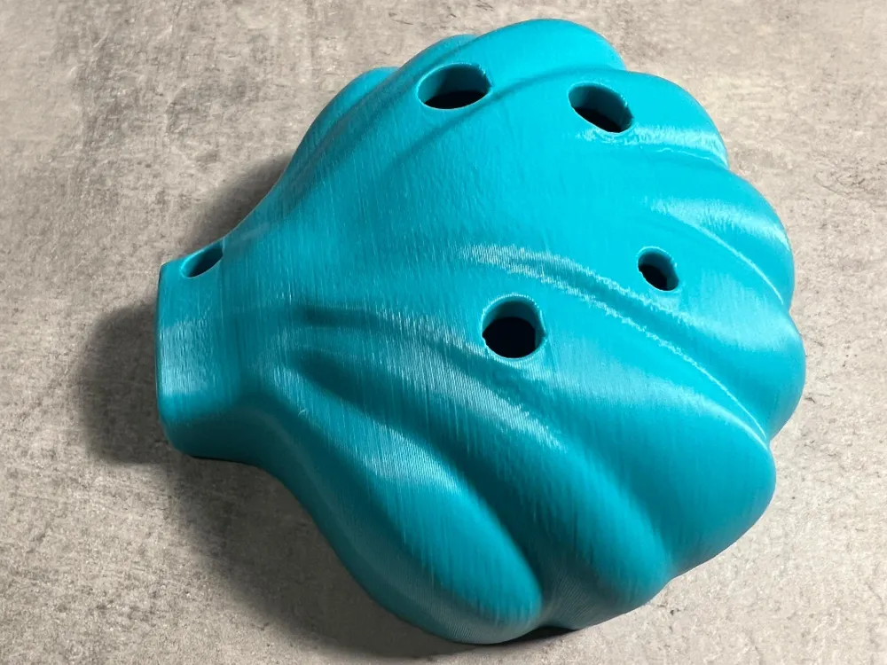 Mermaid shell musical ocarina by Printgeluk MakerWorld: Download Free ...