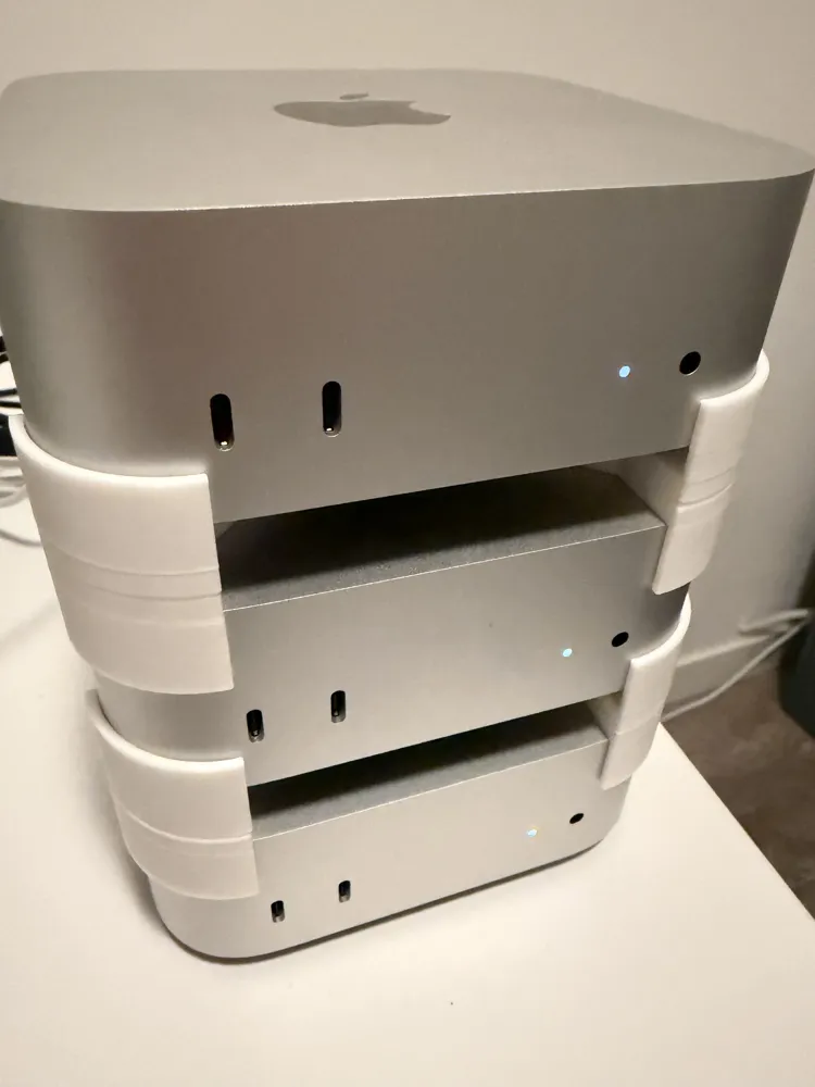 Mac mini M4 Stackable Frame - Free 3D Print Model - MakerWorld