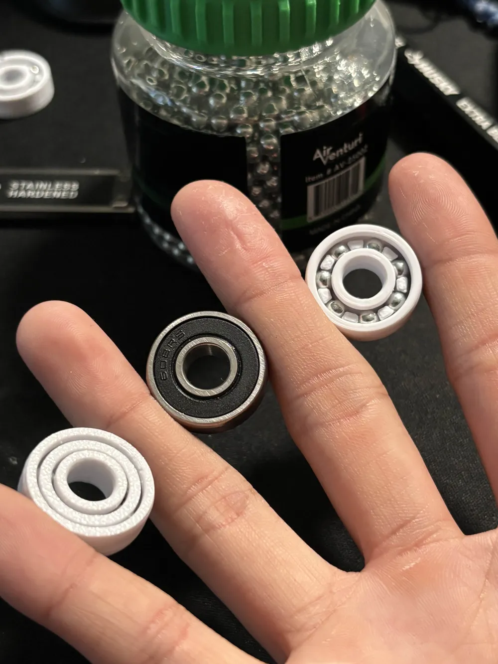 608 Bearing SMOOTH - Just add metal bbs! by KaChau3D MakerWorld ...