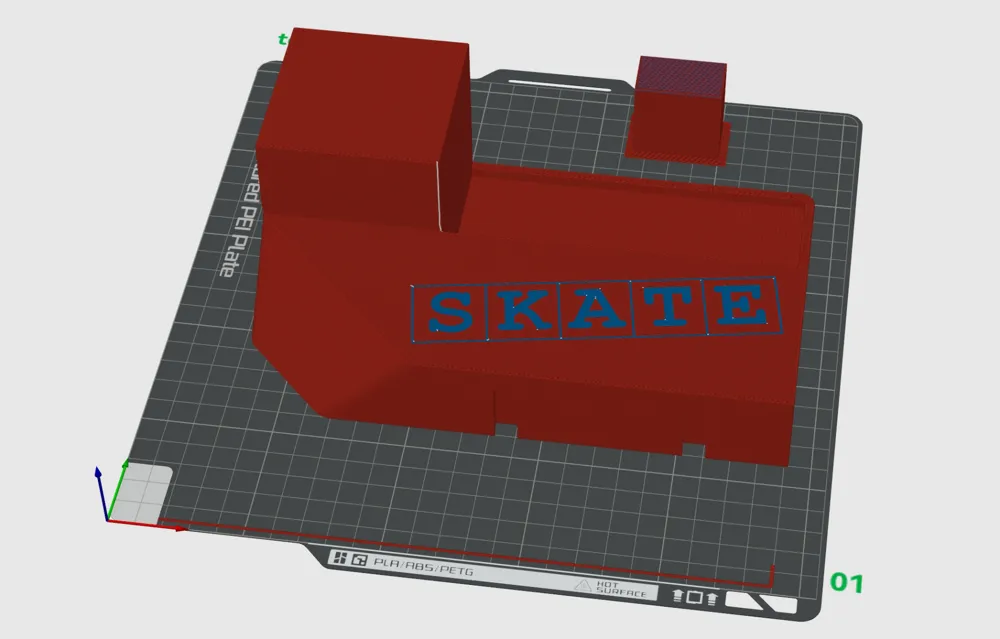 Fingerboard Skatepark Modular - Obstacle w/ grass - Free 3D Print Model ...