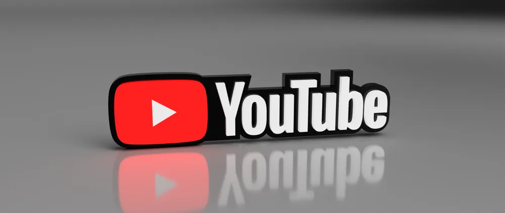 YouTube logo with emboss letters by 3Dacores - MakerWorld
