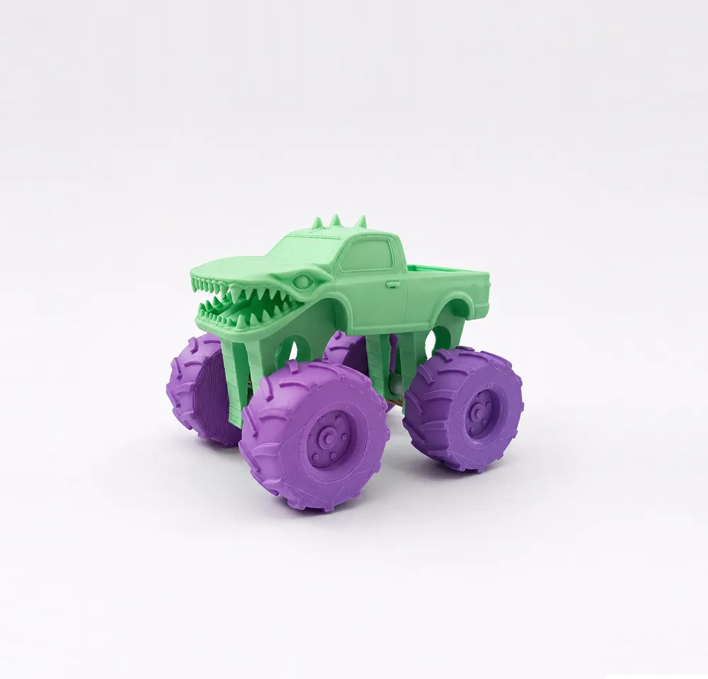 Monster Truck T-Rex Style - Free 3D Print Model - MakerWorld