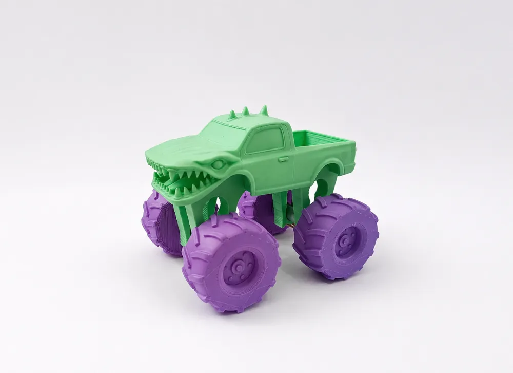 Monster Truck T-Rex Style - Free 3D Print Model - MakerWorld