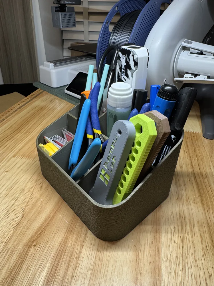 The Only Desktop Organizer Needed - Free 3D Print Model - MakerWorld