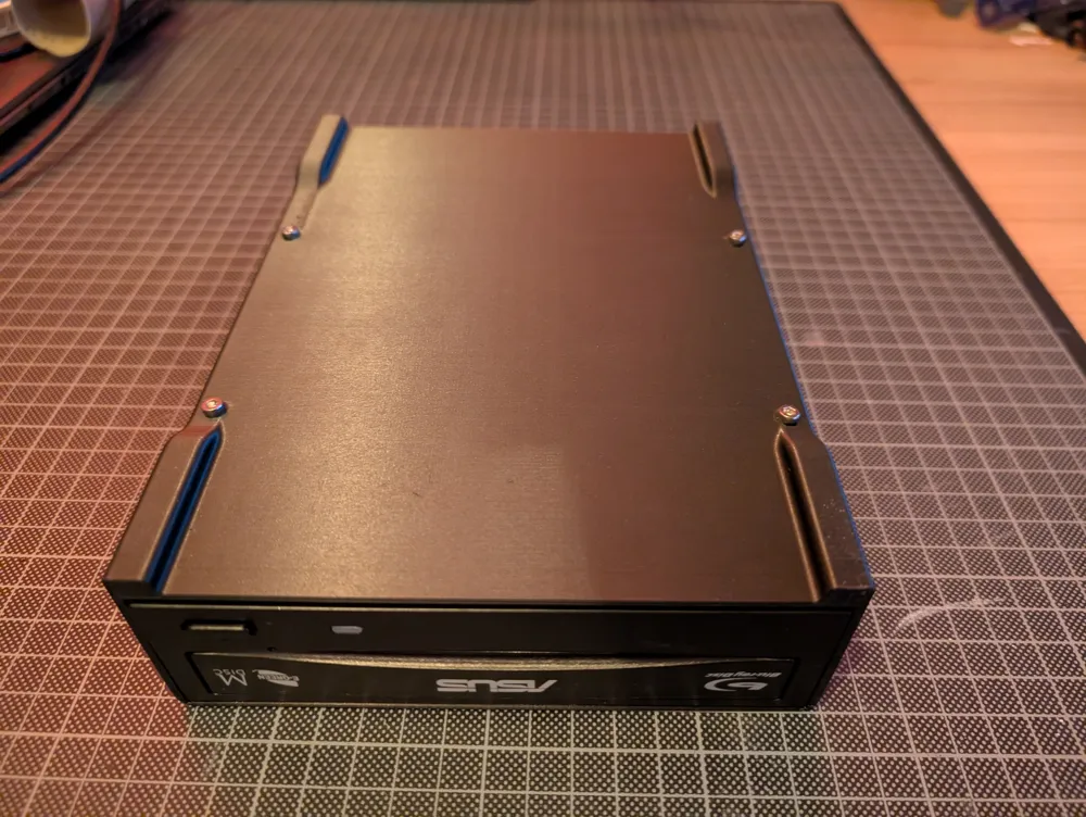 External Optical Drive Case (Stackable) | 5,25" - Free 3D Print Model ...