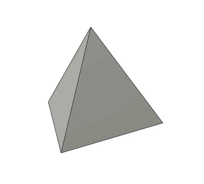 tetrahedron - basic shape by 3ni - MakerWorld