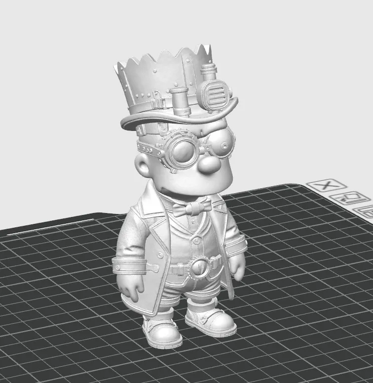 Bart Simpson steampunk - Free 3D Print Model - MakerWorld