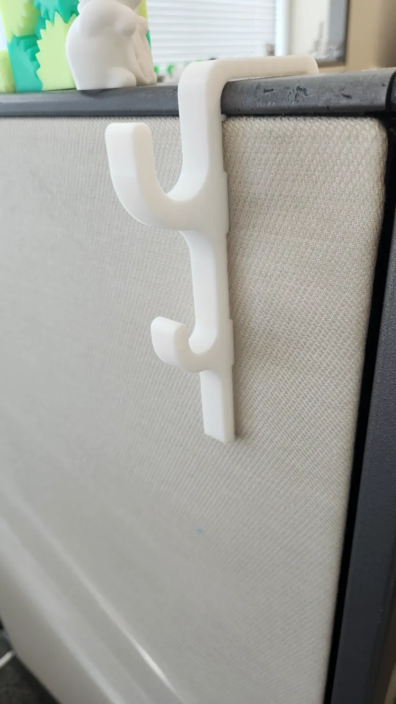 Double Cubicle Hook by BC Labs - MakerWorld