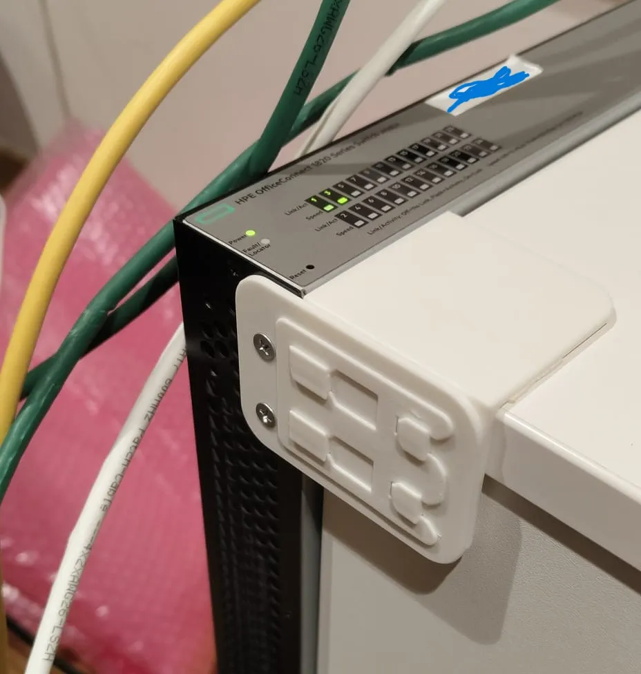 rolling file cabinet Server Switch Rack by CheckThePrinter - MakerWorld