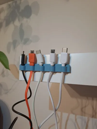 desk or wall cable organizer by filippo3Ddesign - MakerWorld