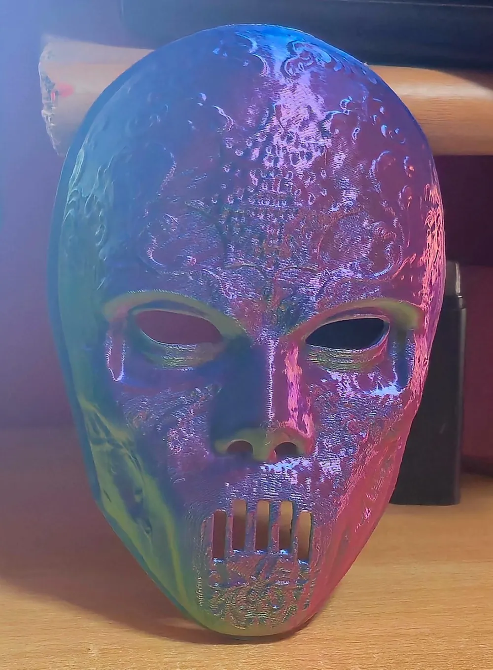 Mask of the Dark Bind – Ornamental Fan Art by 3D Vision Studio MakerWorld: Download Free 3D Models