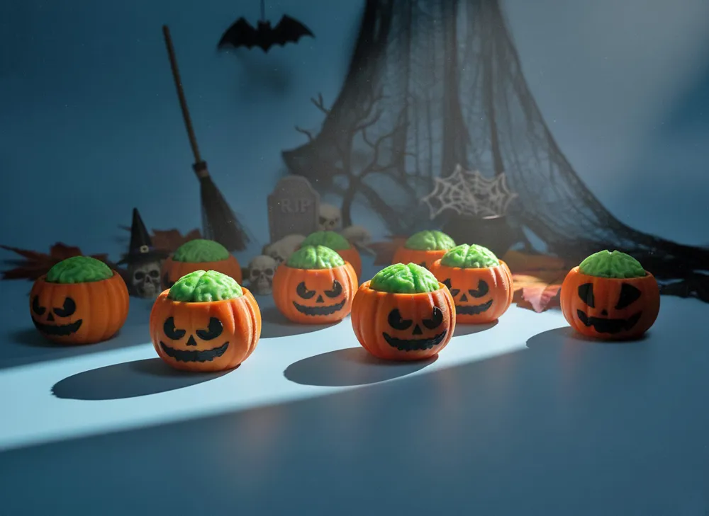 Pumpkin Fidget Clicker by Chibicult MakerWorld: Download Free 3D Models