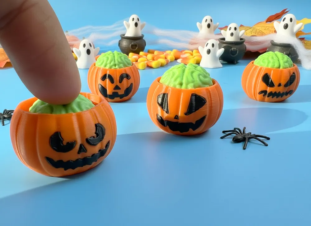 Pumpkin Fidget Clicker by Chibicult MakerWorld: Download Free 3D Models