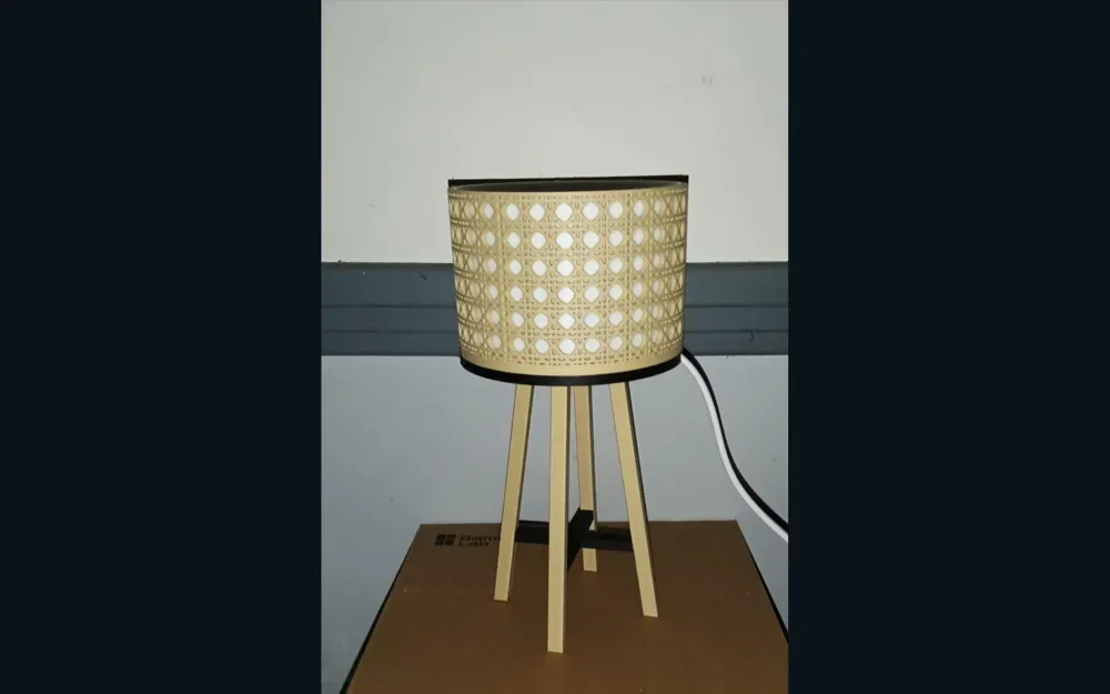 rattan lamp - Free 3D Print Model - MakerWorld