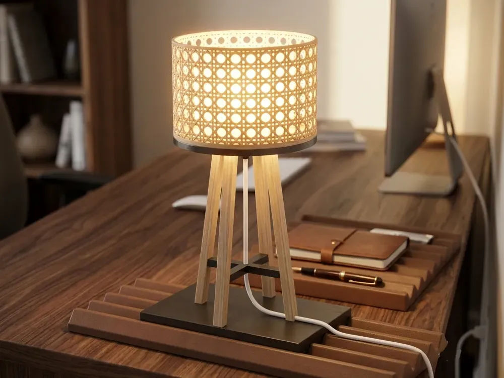 rattan lamp - Free 3D Print Model - MakerWorld