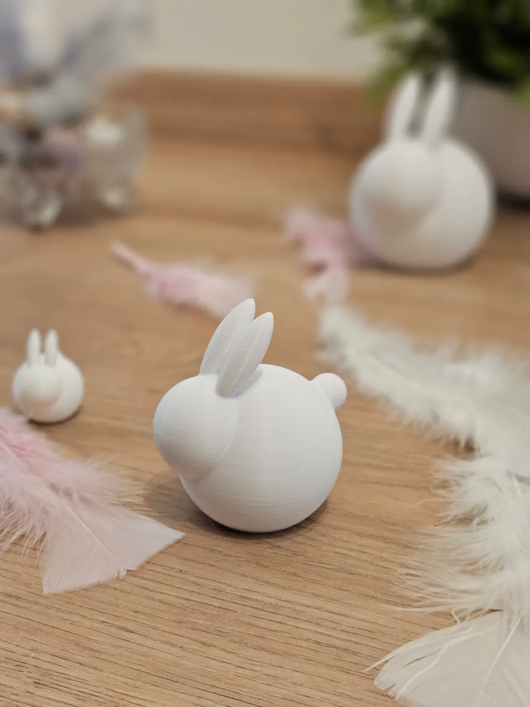 Minimalistic Easter Bunny - Free 3D Print Model - MakerWorld
