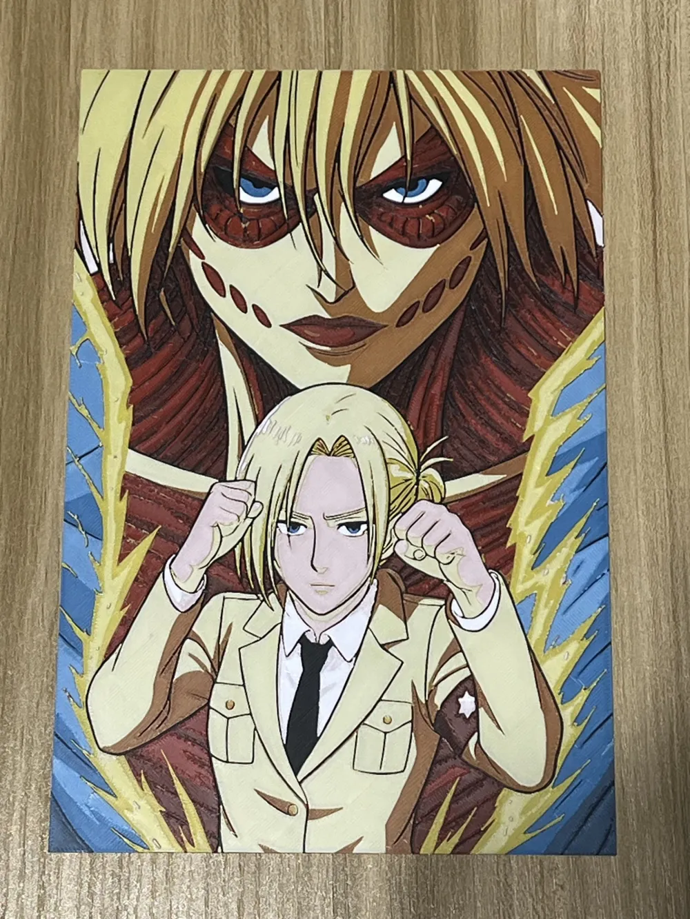 Attack on Titan Annie and Female Titan Hueforge by FantasyZ MakerWorld ...