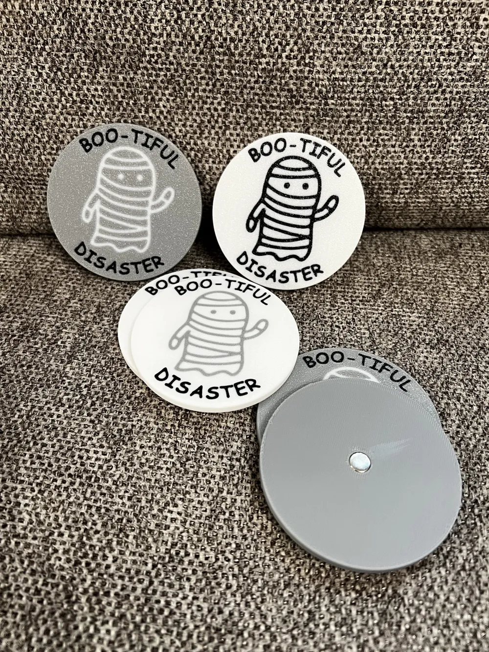 "BOO-tiful disaster" magnet - Free 3D Print Model - MakerWorld