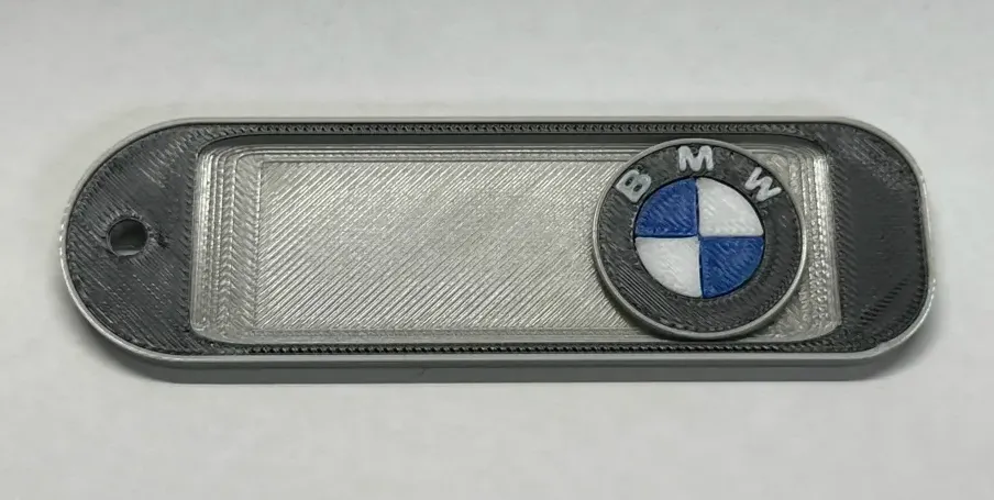 BMW Key Chain (Custom Name!) - Free 3D Print Model - MakerWorld