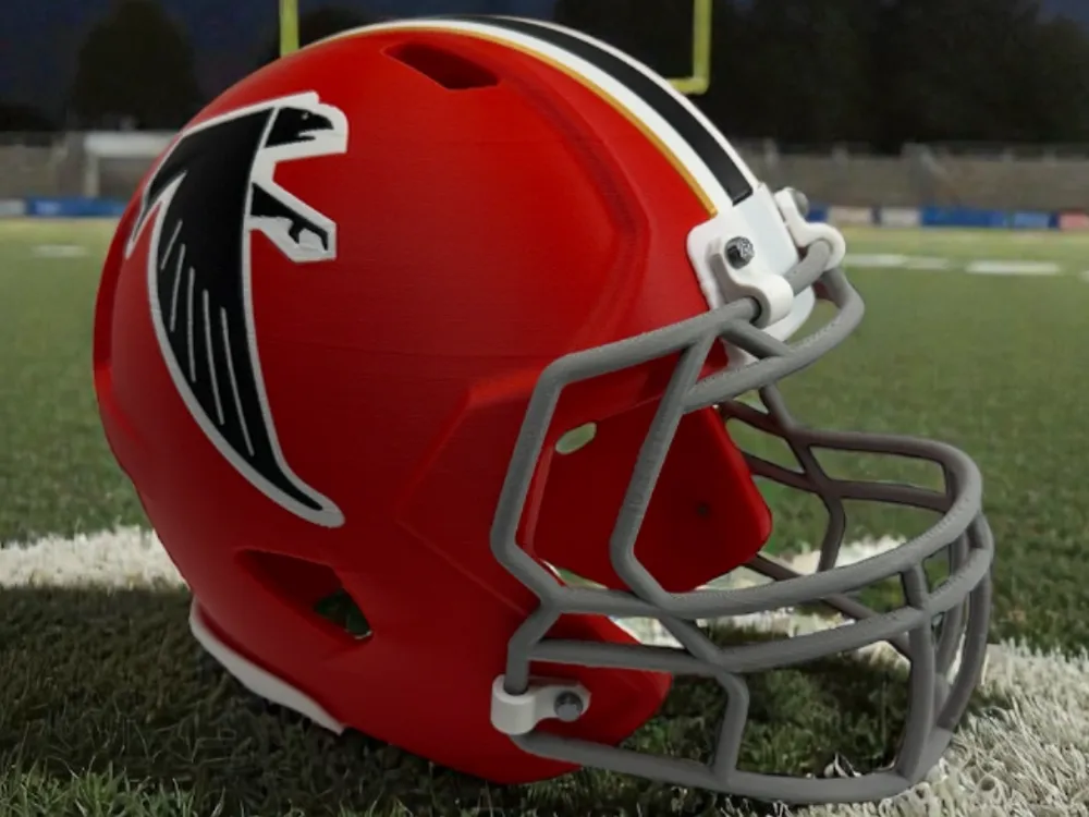 Retro / Throwback Atlanta Falcons NFL Helmet - Free 3D Print Model ...
