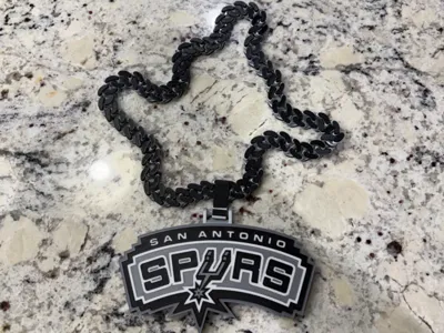 San Antonio Spurs Sports Chain - Free 3D Print Model - MakerWorld