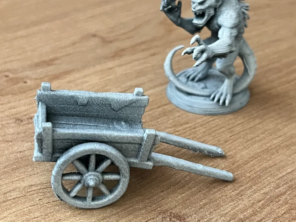 miniature charette dnd by lagalerylab MakerWorld: Download Free 3D Models