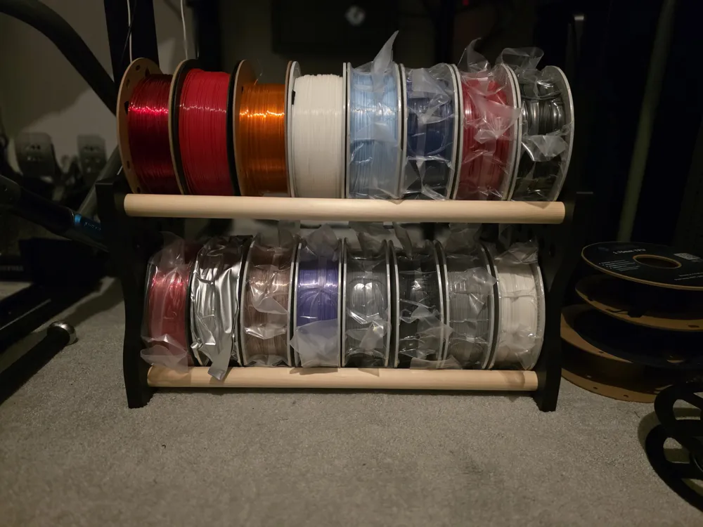 Filament Storage Rack - Free 3D Print Model - MakerWorld