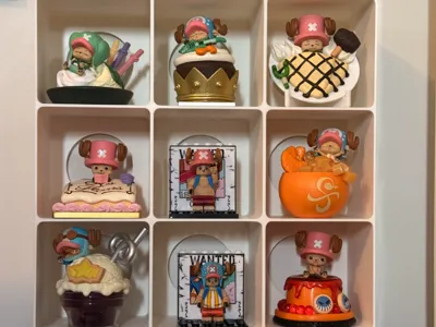 Display Cabinet for 9 Blind Box Figures - Free 3D Print Model - MakerWorld