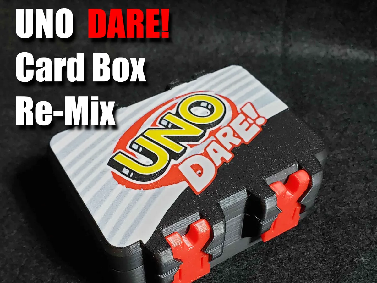 Uno Dare Card Box - SnapLock Remix Remixed by xallex digital design MakerWorld: Download Free 3D ...
