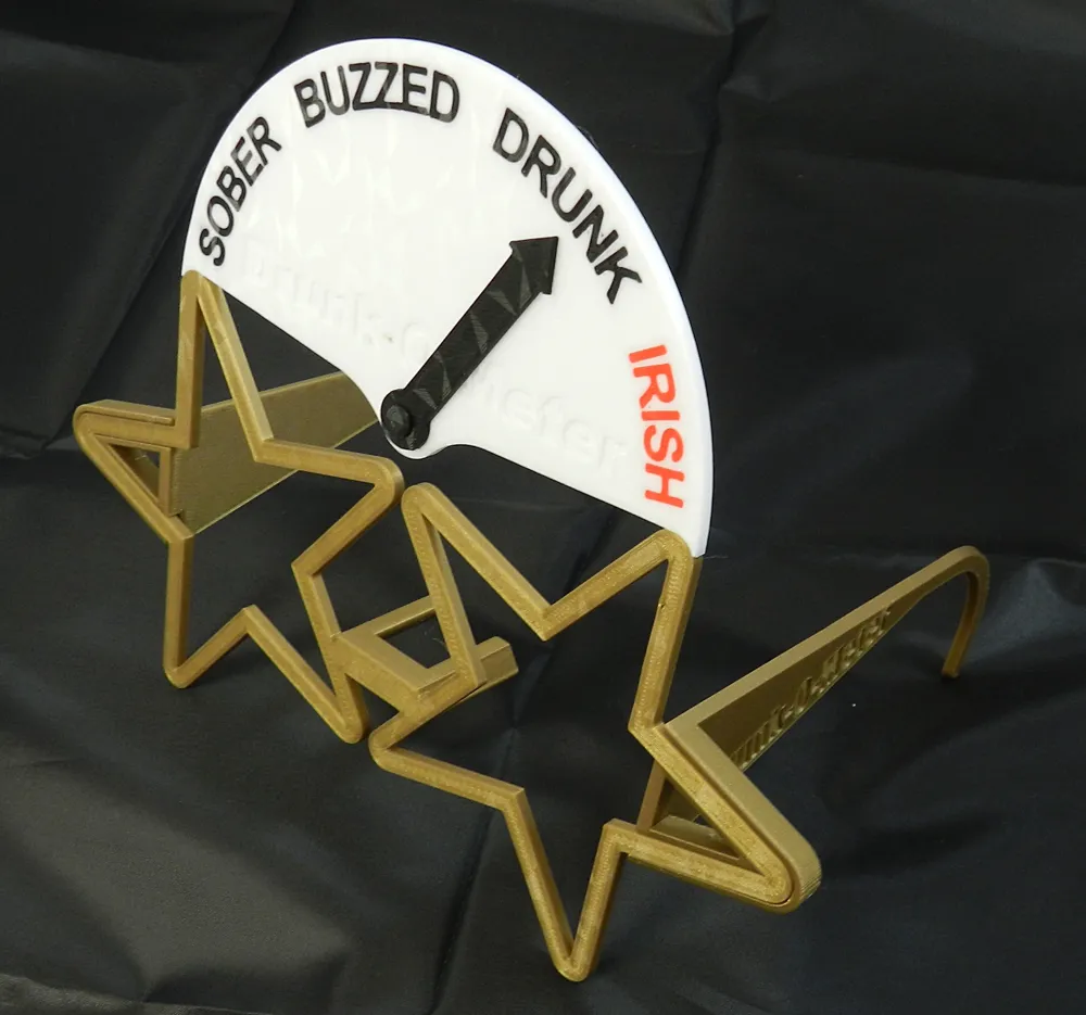 Drunk-O-Meter Glasses - Free 3D Print Model - MakerWorld