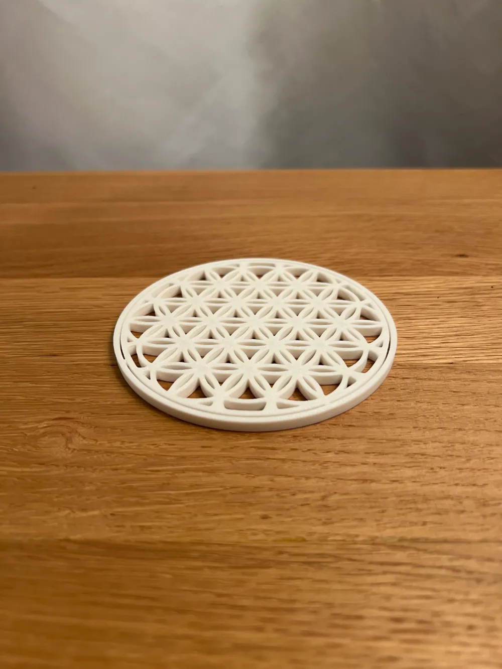 Flower of Life Coaster – Offset Edge - Free 3D Print Model - MakerWorld