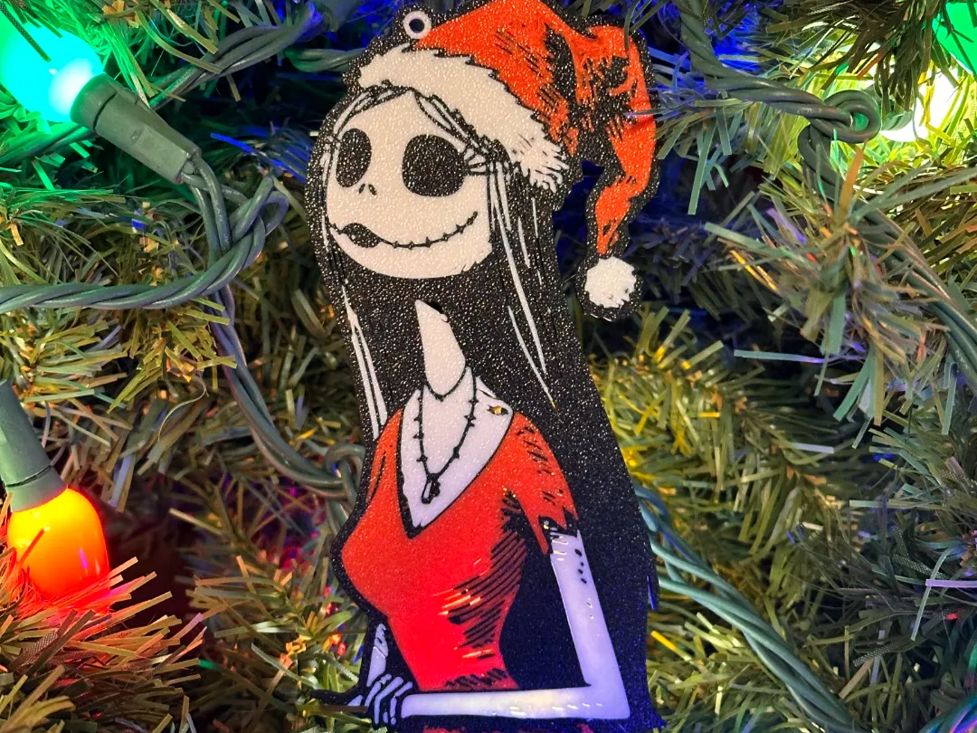 Nightmare Before Christmas Ornament Sally Skelling - Free 3D Print ...