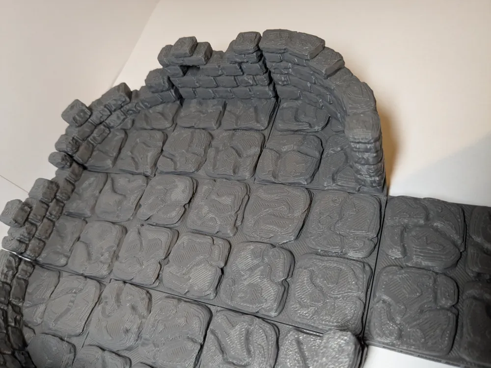 Ruined dungeon tile (OpenLOCK system) Remixed by Together 3D MakerWorld ...