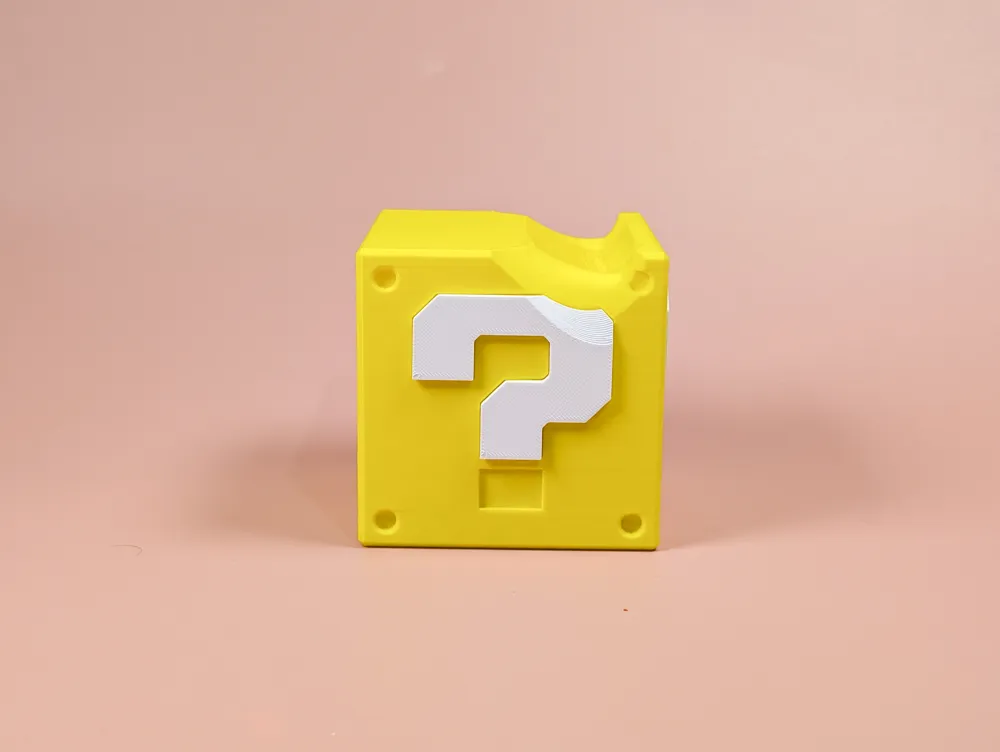 Super Mario Question Mark Box PS5 Controller Stand by phoenix3dmodels ...