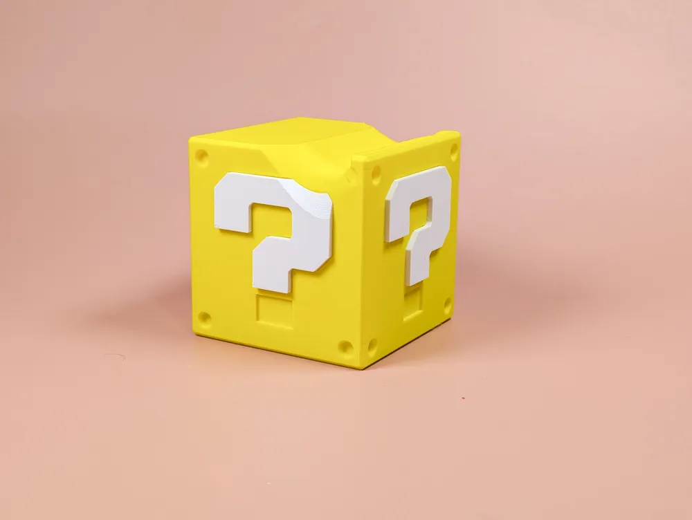 Super Mario Question Mark Box PS5 Controller Stand by phoenix3dmodels ...