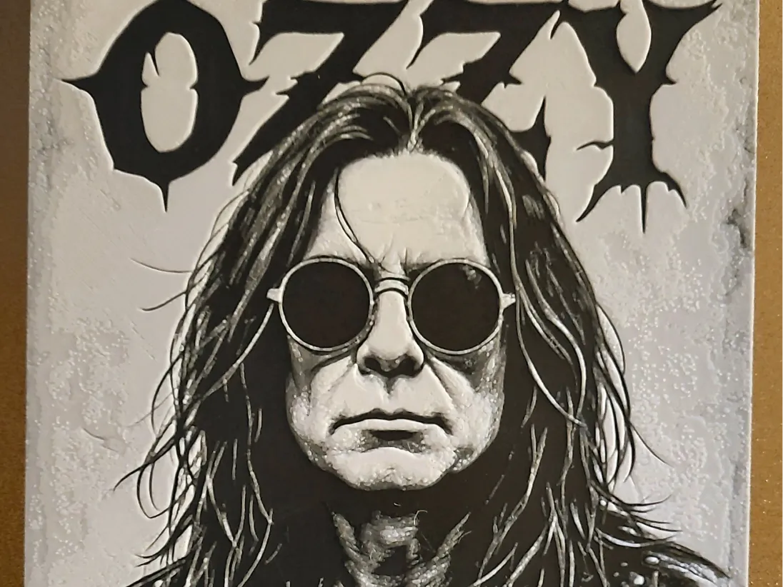 Ozzy Osbourne 1 - Free 3D Print Model - MakerWorld