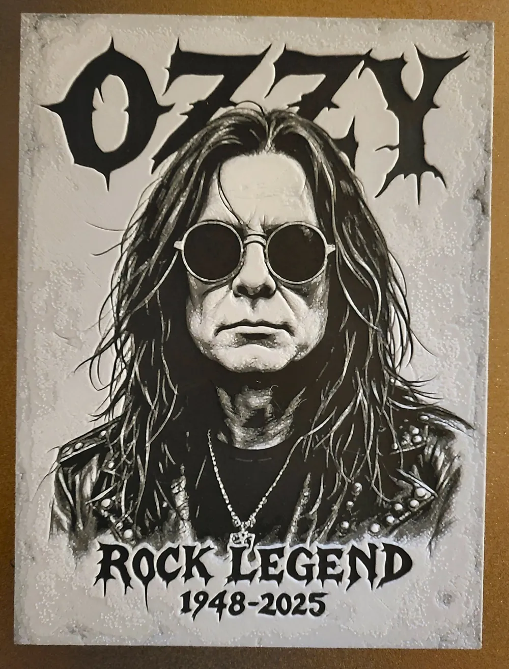 Ozzy Osbourne 1 - Free 3D Print Model - MakerWorld