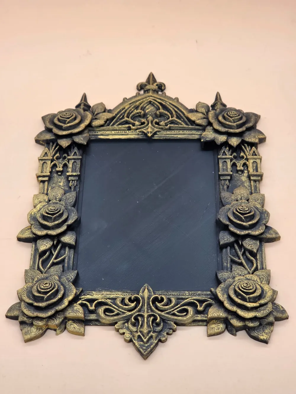 Gothic Picture Frame / Dark Ornament Frame - Free 3D Print Model ...