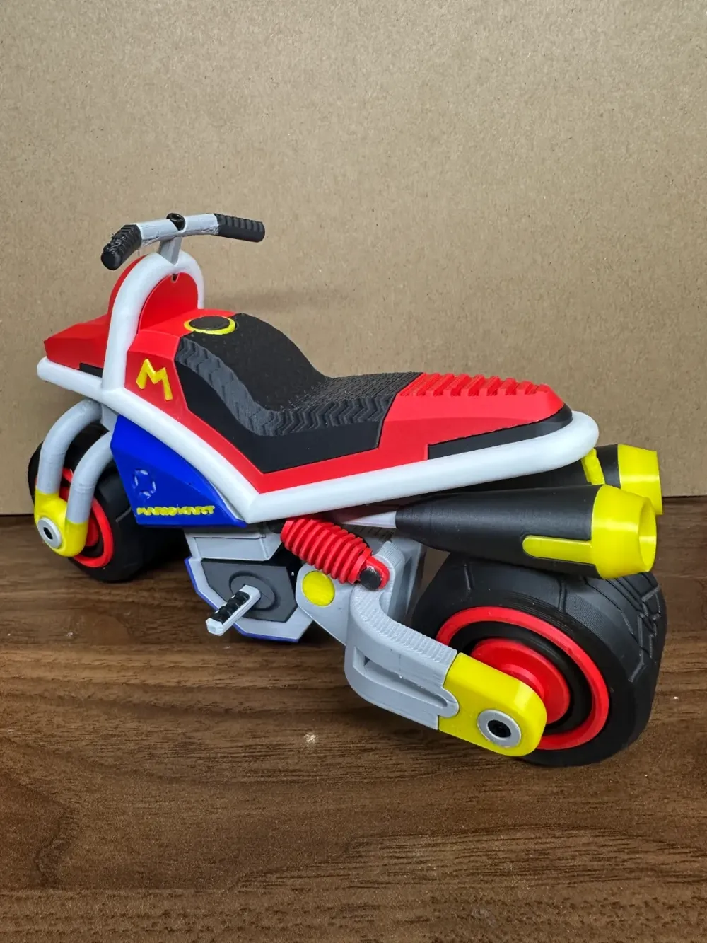 Mario Kart 8 Standard Motorcycle with Shock Absorption Steering, Multi ...