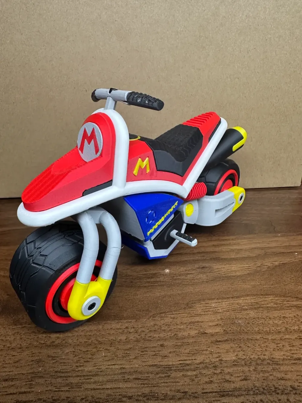 Mario Kart 8 Standard Motorcycle with Shock Absorption Steering, Multi ...