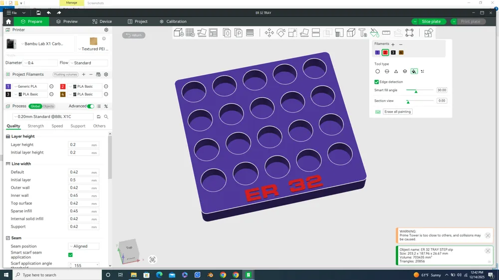 Er 32 collet tray by JB prints MakerWorld: Download Free 3D Models