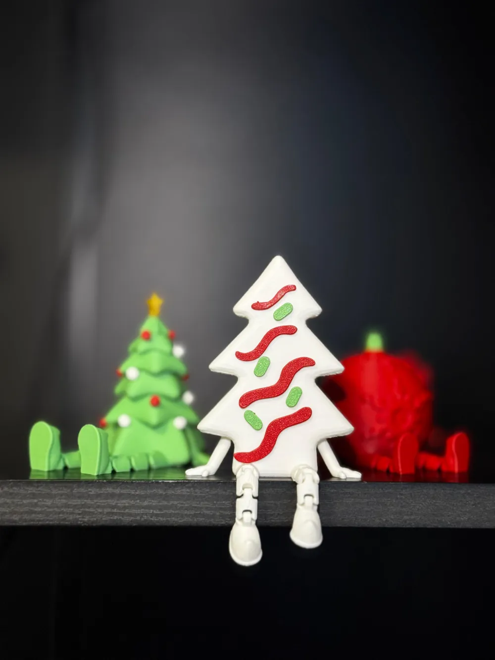 Articulated Christmas Tree Cake- Flexi Debbie Cake - Free 3D Print ...