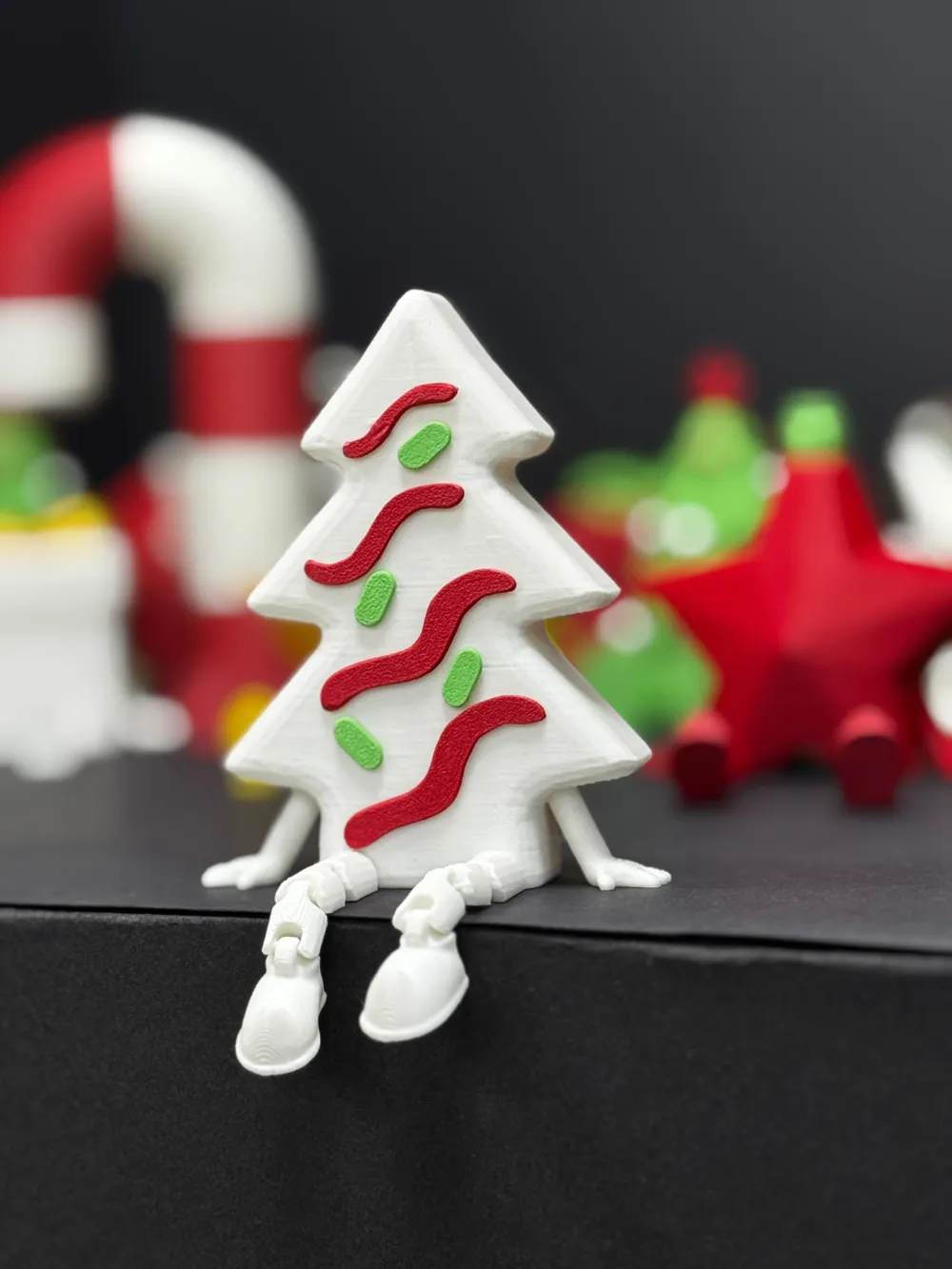 Articulated Christmas Tree Cake- Flexi Debbie Cake - Free 3D Print ...