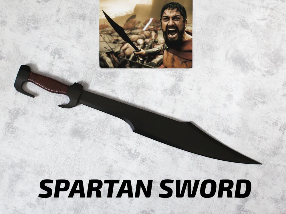 Spartan sword (Leonid sword) by Zvedak MakerWorld: Download Free 3D Models