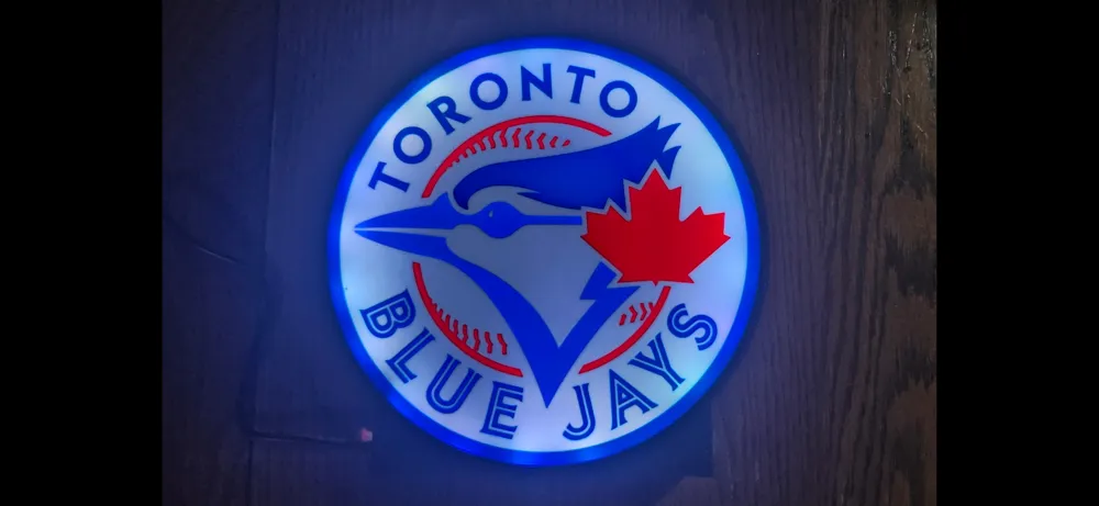 Toronto Blue Jays Light Box - Free 3D Print Model - MakerWorld