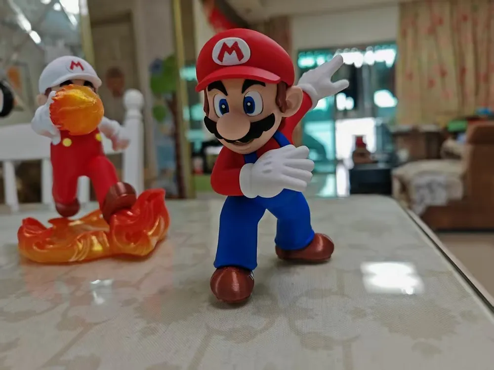 Mario Charging Forward Multi-color Multi-part Print (no AMS required ...