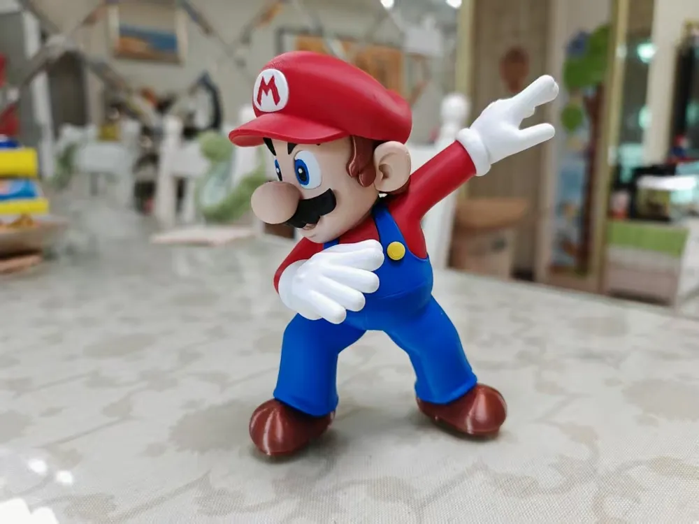 Mario Fire Mario Mario Rush Multi-color split-part print (no AMS ...